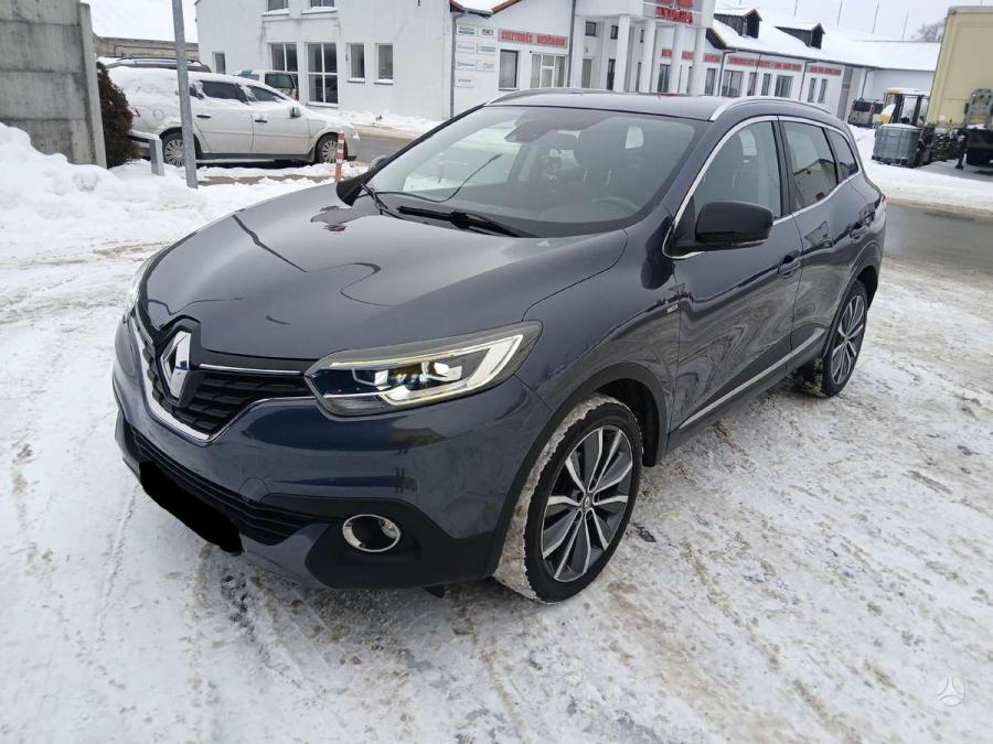 Pelēks Renault Kadjar 2018 Tauragė, ar dzinēja tilpumu 1.46 L un nobraukumu 225 tūkst. km par 9700 €, foto 2 vietnē AUTOMOTO.COM.LV