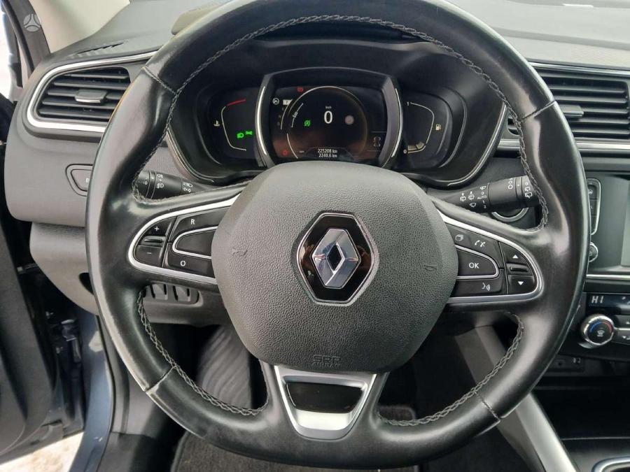 Pelēks Renault Kadjar 2018 Tauragė, ar dzinēja tilpumu 1.46 L un nobraukumu 225 tūkst. km par 9700 €, foto 8 vietnē AUTOMOTO.COM.LV