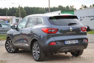 Grey Renault Kadjar 2018 in Riga, with an engine capacity of 1.60 L and mileage of 206 thousand km for 10990 €, photo 4 on AUTOMOTO.COM.LV