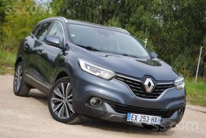 Grey Renault Kadjar 2018 in Riga, with an engine capacity of 1.60 L and mileage of 206 thousand km for 10990 €, photo 5 on AUTOMOTO.COM.LV