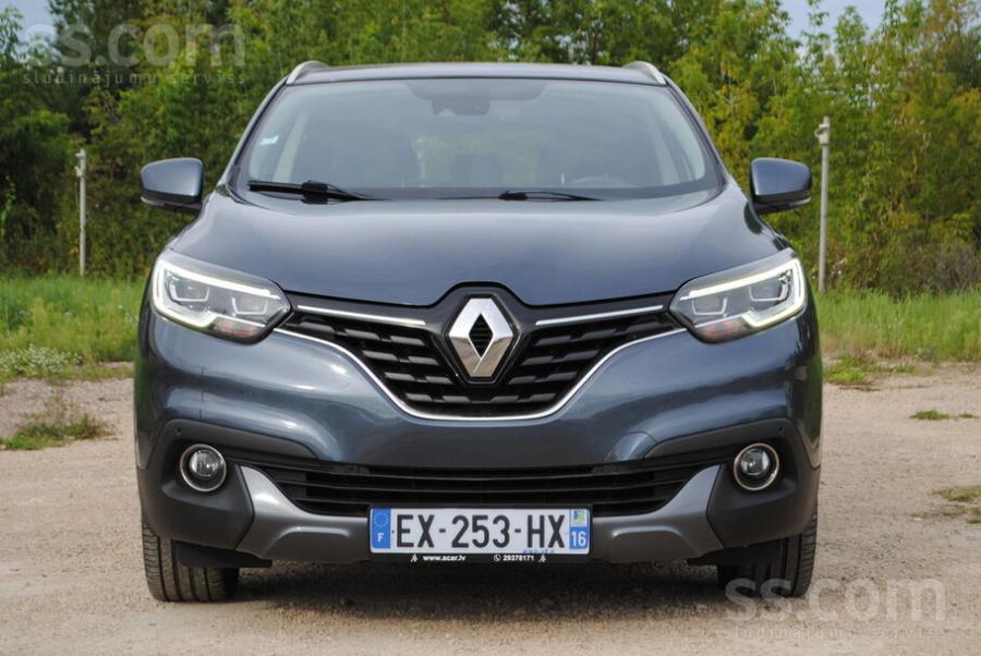 Grey Renault Kadjar 2018 in Riga, with an engine capacity of 1.60 L and mileage of 206 thousand km for 10990 €, photo 6 on AUTOMOTO.COM.LV
