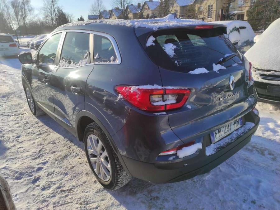 Grey Renault Kadjar 2019 in Panevezys, with an engine capacity of 1.46 L and mileage of 210 thousand km for 11000 €, photo 13 on AUTOMOTO.COM.LV