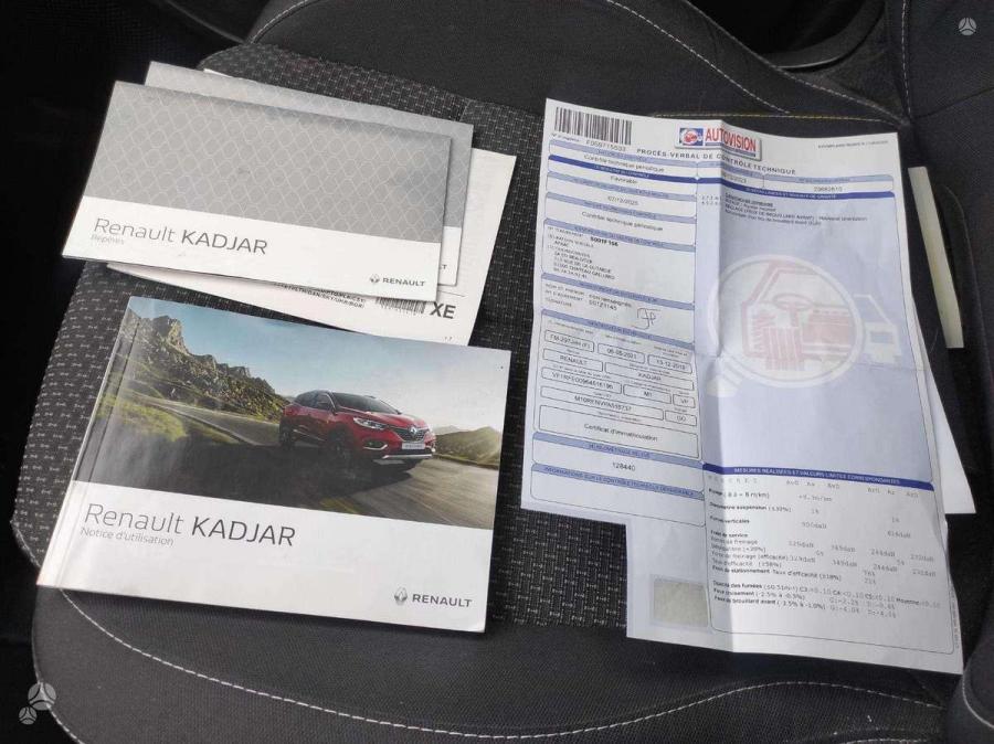 Grey Renault Kadjar 2019 in Panevezys, with an engine capacity of 1.46 L and mileage of 210 thousand km for 11000 €, photo 31 on AUTOMOTO.COM.LV
