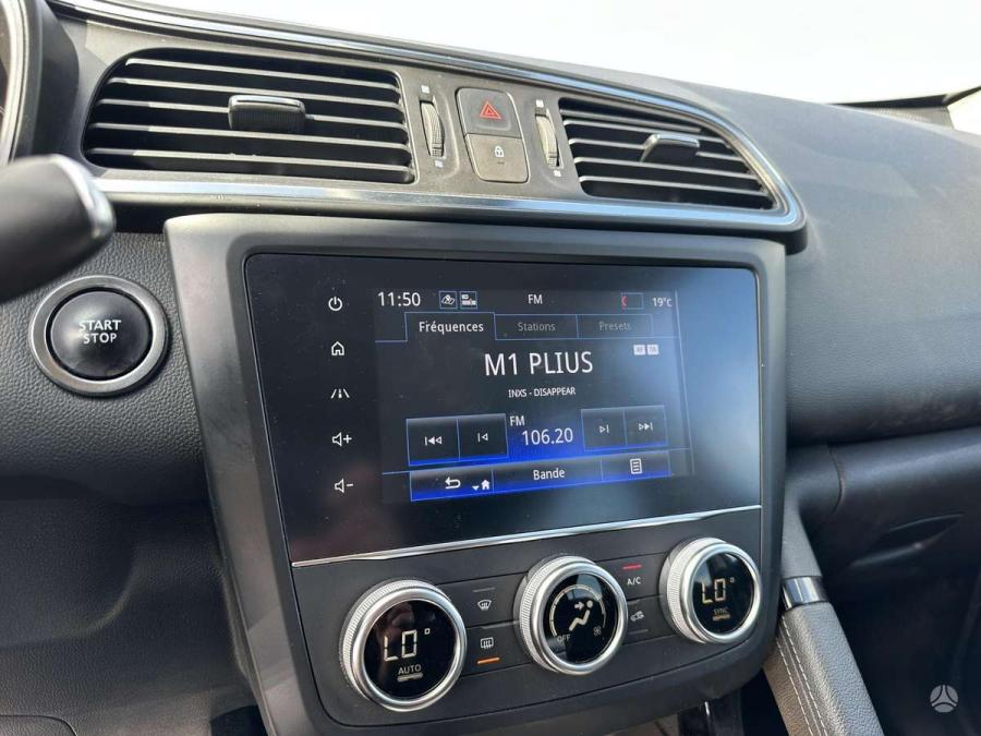 Grey Renault Kadjar 2020 in Vilnius, with an engine capacity of 1.46 L and mileage of 195 thousand km for 11494 €, photo 16 on AUTOMOTO.COM.LV