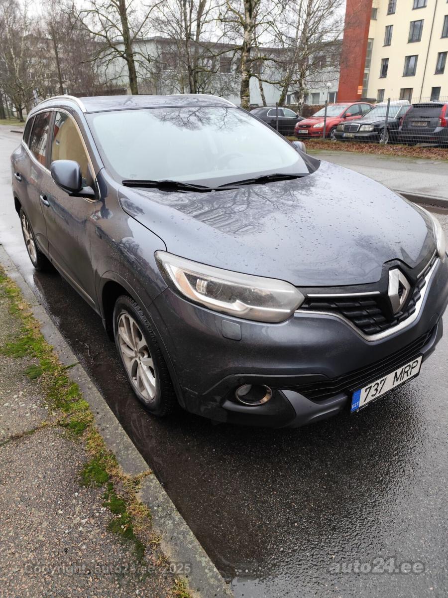 Grey Renault Kadjar 2018 in Tallinn, with an engine capacity of 1.20 L and mileage of 105 thousand km for 12500 €, photo 1 on AUTOMOTO.COM.LV