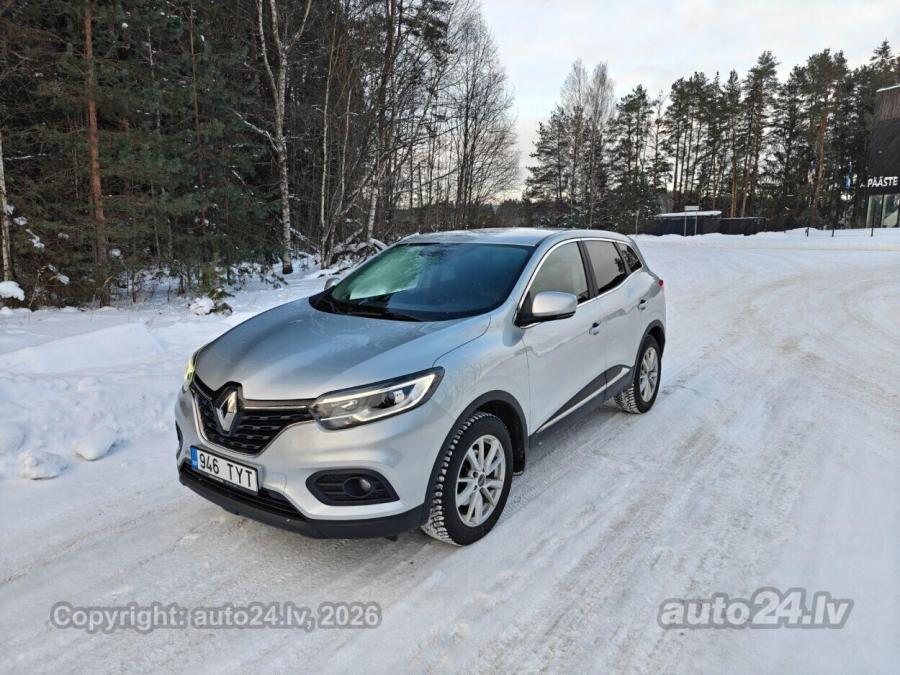 Grey Renault Kadjar 2020 in Tallinn, with an engine capacity of 1.50 L and mileage of 95 thousand km for 13890 €, photo 1 on AUTOMOTO.COM.LV