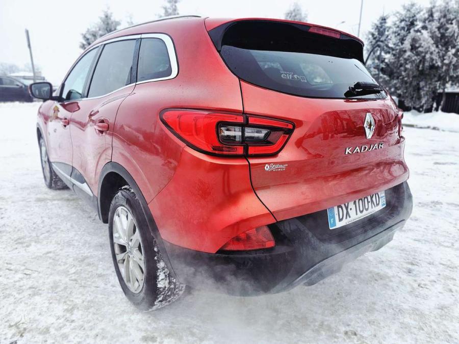 Red Renault Kadjar 2015 in Taurage, with an engine capacity of 1.20 L and mileage of 155 thousand km for 7300 €, photo 5 on AUTOMOTO.COM.LV