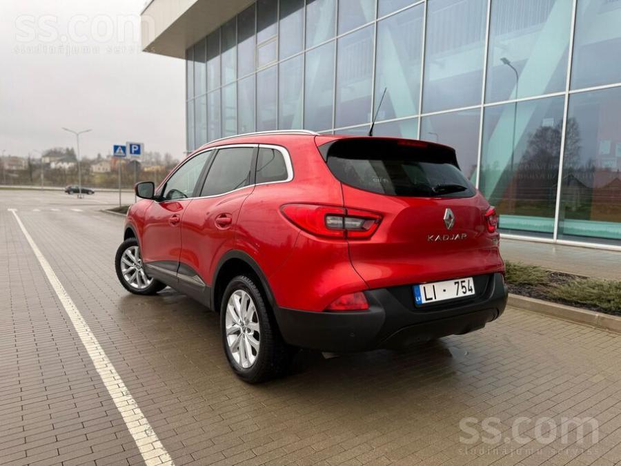 Красный Рено Kadjar 2015 в Резекне, объемом двигателя 1.50 л и пробегом 252 тыс. км за 8200 €, фото 3 на AUTOMOTO.COM.LV