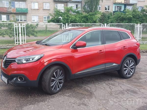 Красный Рено Kadjar 2015 в Даугавпилс, объемом двигателя 1.50 л и пробегом 241 тыс. км за 9350 €, фото 3 на AUTOMOTO.COM.LV