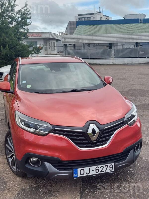 Красный Рено Kadjar 2015 в Даугавпилс, объемом двигателя 1.50 л и пробегом 241 тыс. км за 9350 €, фото 6 на AUTOMOTO.COM.LV