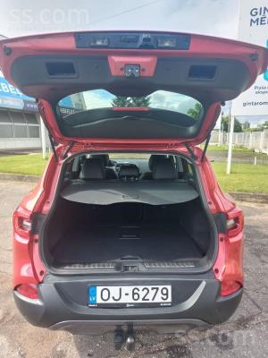 Sarkans Renault Kadjar 2015 Daugavpils, ar dzinēja tilpumu 1.50 L un nobraukumu 241 tūkst. km par 9350 €, foto 23 vietnē AUTOMOTO.COM.LV