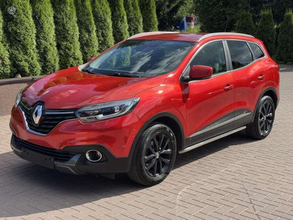 Red Renault Kadjar 2015 in Utena, with an engine capacity of 1.20 L and mileage of 134 thousand km for 7250 €, photo 1 on AUTOMOTO.COM.LV