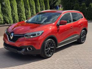 Sarkans Renault Kadjar 2015 Utena, ar dzinēja tilpumu 1.20 L un nobraukumu 134 tūkst. km par 7250 €, foto  vietnē AUTOMOTO.COM.LV