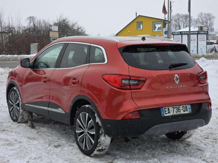 Красный Рено Kadjar 2016 в Таураге, объемом двигателя 1.60 л и пробегом 243 тыс. км за 7950 €, фото 7 на AUTOMOTO.COM.LV