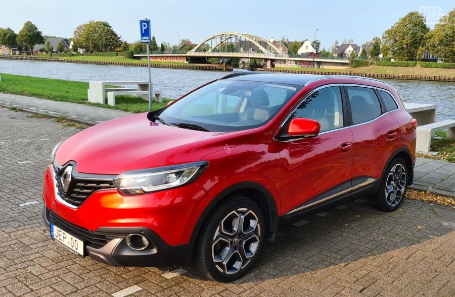 Sarkans Renault Kadjar 2016 Šauļi, ar dzinēja tilpumu 1.60 L un nobraukumu 301 tūkst. km par 6190 €, foto 3 vietnē AUTOMOTO.COM.LV