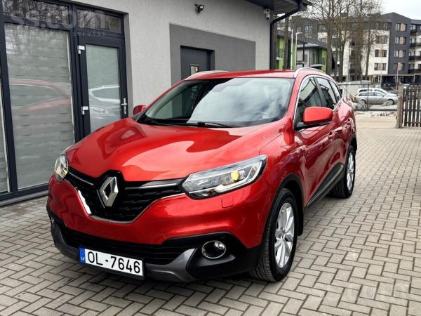 Red Renault Kadjar 2016 in Riga, with an engine capacity of 1.20 L and mileage of 157 thousand km for 9800 €, photo 1 on AUTOMOTO.COM.LV