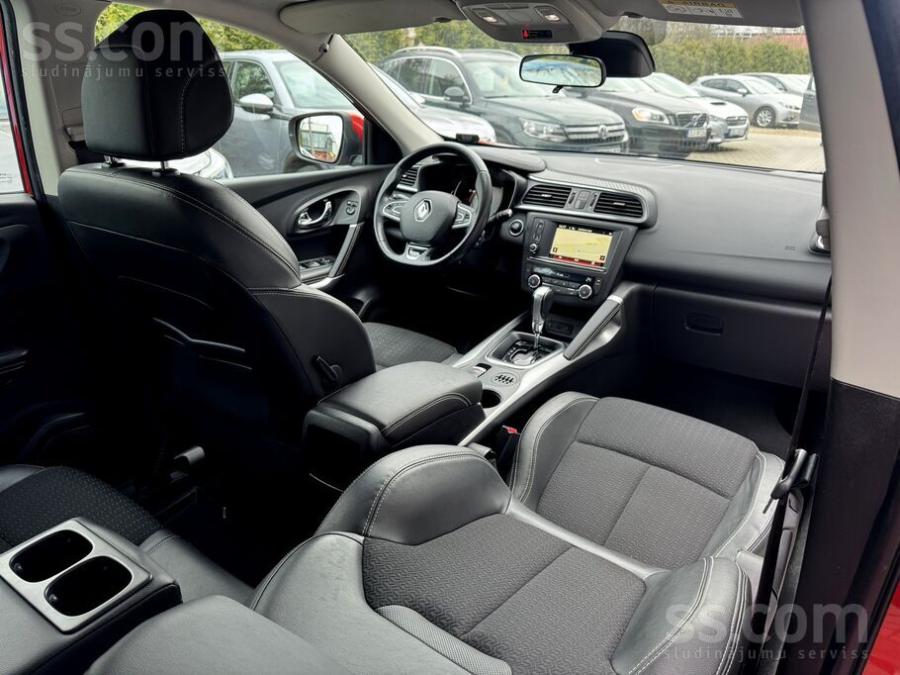 Red Renault Kadjar 2016 in Riga, with an engine capacity of 1.20 L and mileage of 157 thousand km for 9800 €, photo 12 on AUTOMOTO.COM.LV