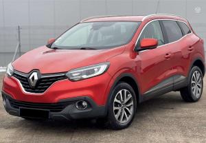 Красный Рено Kadjar 2016 в Паневежис, объемом двигателя 1.60 л и пробегом 190 тыс. км за 6999 €, фото  на AUTOMOTO.COM.LV