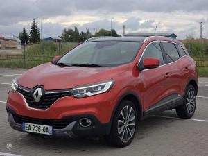 Красный Рено Kadjar 2016 в Таураге, объемом двигателя 1.60 л и пробегом 242 тыс. км за 6950 €, фото  на AUTOMOTO.COM.LV