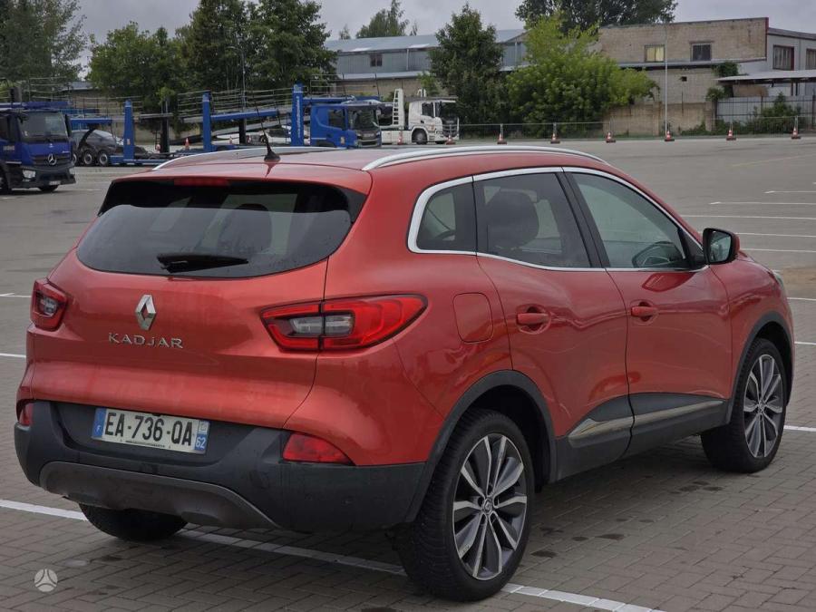 Красный Рено Kadjar 2016 в Таураге, объемом двигателя 1.60 л и пробегом 242 тыс. км за 6950 €, фото 6 на AUTOMOTO.COM.LV