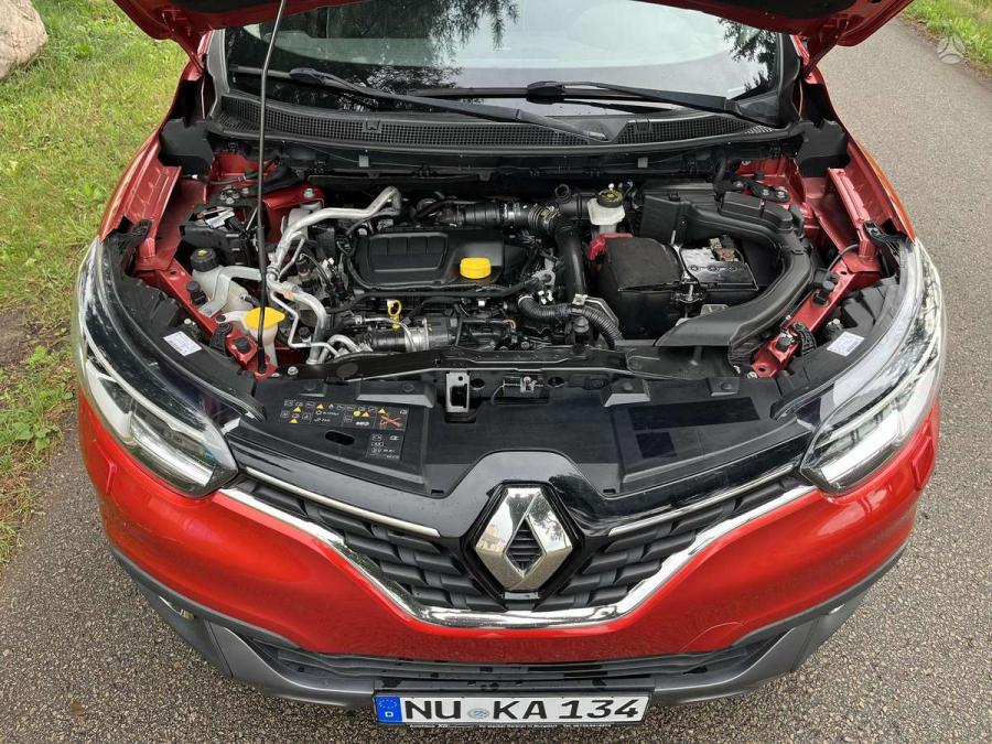 Sarkans Renault Kadjar 2016 Panevēža, ar dzinēja tilpumu 1.60 L un nobraukumu 225 tūkst. km par 7700 €, foto 21 vietnē AUTOMOTO.COM.LV