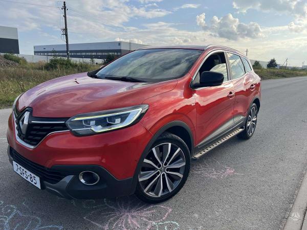 Красный Рено Kadjar 2016 в Каунас, объемом двигателя 1.46 л и пробегом 168 тыс. км за 7950 €, фото 1 на AUTOMOTO.COM.LV