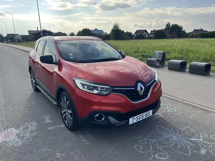 Красный Рено Kadjar 2016 в Каунас, объемом двигателя 1.46 л и пробегом 168 тыс. км за 7950 €, фото 7 на AUTOMOTO.COM.LV