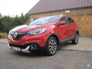 Красный Рено Kadjar 2016 в Шяуляй, объемом двигателя 1.60 л и пробегом 166 тыс. км за 7000 €, фото  на AUTOMOTO.COM.LV