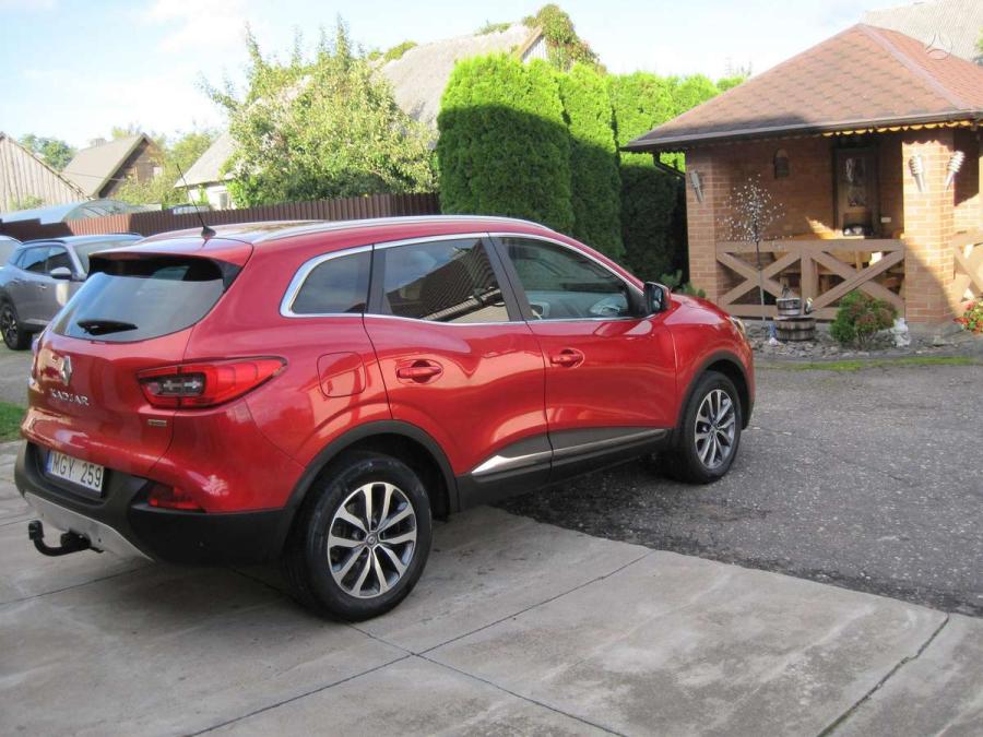 Красный Рено Kadjar 2016 в Шяуляй, объемом двигателя 1.60 л и пробегом 166 тыс. км за 7000 €, фото 6 на AUTOMOTO.COM.LV