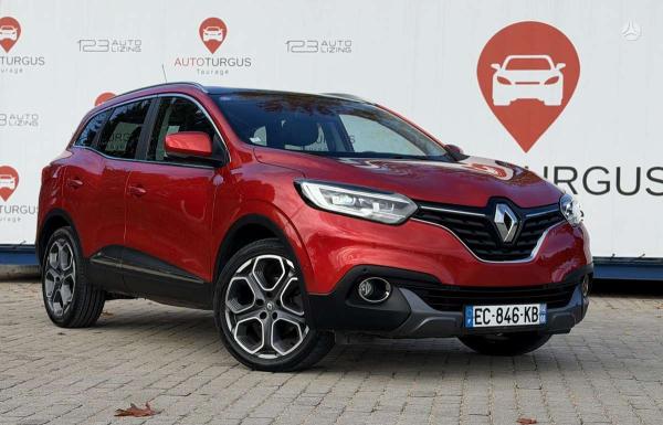 Renault Kadjar 2016 in Taurage on AUTOMOTO.COM.LV Red Renault Kadjar 2016 in Taurage, with an engine capacity of 1.20 L and mileage of 96 thousand km for 7400 €, photo 5 on AUTOMOTO.COM.LV