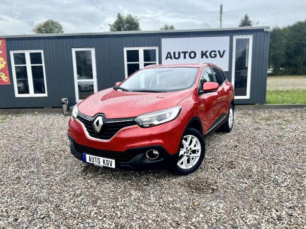 Sarkans Renault Kadjar 2017 Kauņa, ar dzinēja tilpumu 1.20 L un nobraukumu 124 tūkst. km par 9999 €, foto  vietnē AUTOMOTO.COM.LV