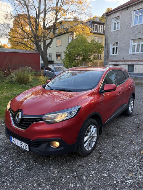 Красный Рено Kadjar 2017 в Таллин, объемом двигателя 1.50 л и пробегом 167 тыс. км за 10999 €, фото 2 на AUTOMOTO.COM.LV