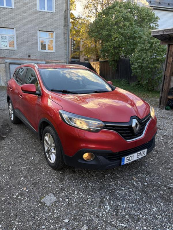 Красный Рено Kadjar 2017 в Таллин, объемом двигателя 1.50 л и пробегом 167 тыс. км за 10999 €, фото 3 на AUTOMOTO.COM.LV