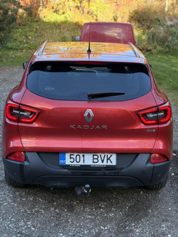 Красный Рено Kadjar 2017 в Таллин, объемом двигателя 1.50 л и пробегом 167 тыс. км за 10999 €, фото 6 на AUTOMOTO.COM.LV