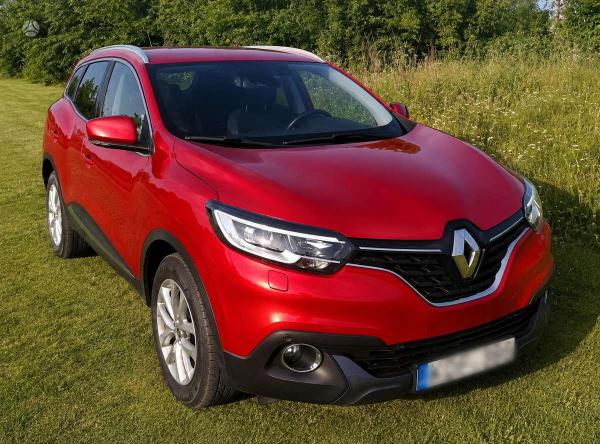 Sarkans Renault Kadjar 2017 Viļņa, ar dzinēja tilpumu 1.20 L un nobraukumu 141 tūkst. km par 10000 €, foto 1 vietnē AUTOMOTO.COM.LV