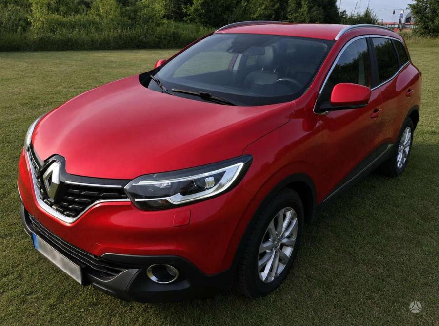 Red Renault Kadjar 2017 in Vilnius, with an engine capacity of 1.20 L and mileage of 141 thousand km for 10000 €, photo 3 on AUTOMOTO.COM.LV