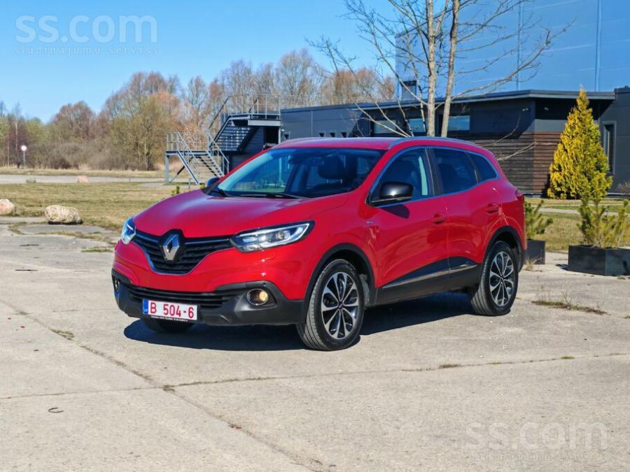 Sarkans Renault Kadjar 2018 Ogre, ar dzinēja tilpumu 1.20 L un nobraukumu 113 tūkst. km par 10790 €, foto 1 vietnē AUTOMOTO.COM.LV