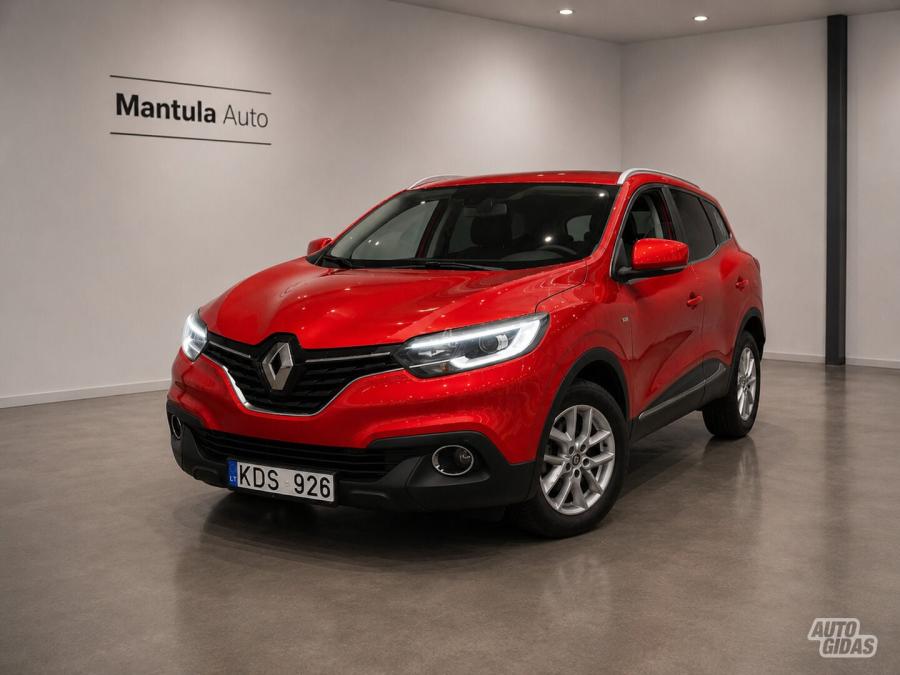 Sarkans Renault Kadjar 2018 Šauļi, ar dzinēja tilpumu 1.20 L un nobraukumu 85 tūkst. km par 9499 €, foto 1 vietnē AUTOMOTO.COM.LV