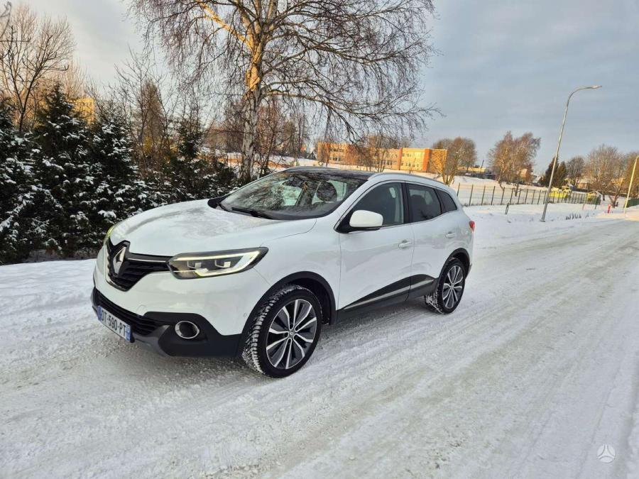 Белый Рено Kadjar 2015 в Шяуляй, объемом двигателя 1.60 л и пробегом 244 тыс. км за 8350 €, фото 2 на AUTOMOTO.COM.LV