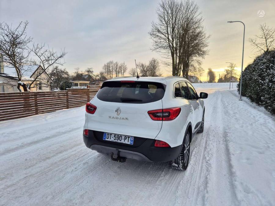 Белый Рено Kadjar 2015 в Шяуляй, объемом двигателя 1.60 л и пробегом 244 тыс. км за 8350 €, фото 16 на AUTOMOTO.COM.LV