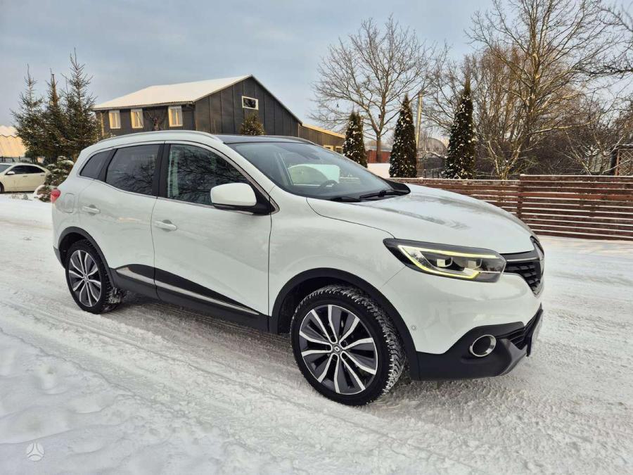 Белый Рено Kadjar 2015 в Шяуляй, объемом двигателя 1.60 л и пробегом 244 тыс. км за 8350 €, фото 30 на AUTOMOTO.COM.LV