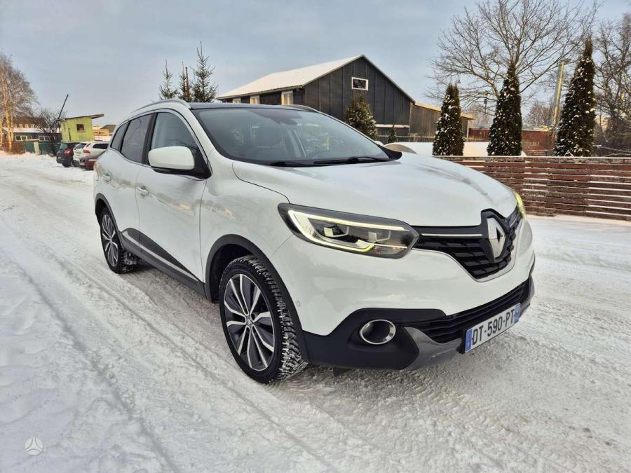 Белый Рено Kadjar 2015 в Шяуляй, объемом двигателя 1.60 л и пробегом 244 тыс. км за 8350 €, фото 33 на AUTOMOTO.COM.LV