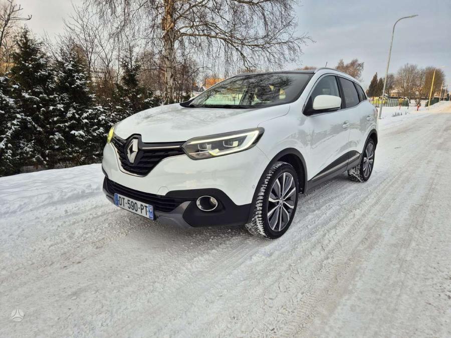 Белый Рено Kadjar 2015 в Шяуляй, объемом двигателя 1.60 л и пробегом 244 тыс. км за 8350 €, фото 35 на AUTOMOTO.COM.LV