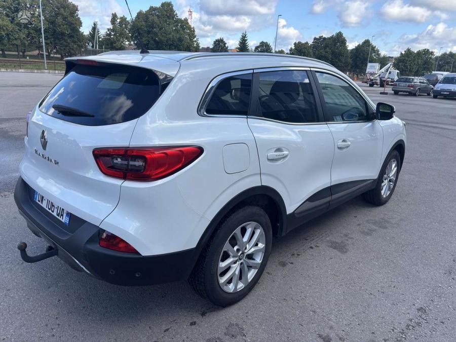 Белый Рено Kadjar 2015 в Таураге, объемом двигателя 1.60 л и пробегом 200 тыс. км за 7490 €, фото 5 на AUTOMOTO.COM.LV