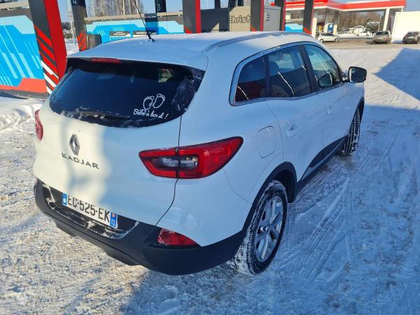 Balts Renault Kadjar 2016 Tauragė, ar dzinēja tilpumu 1.20 L un nobraukumu 145 tūkst. km par 6650 €, foto 8 vietnē AUTOMOTO.COM.LV