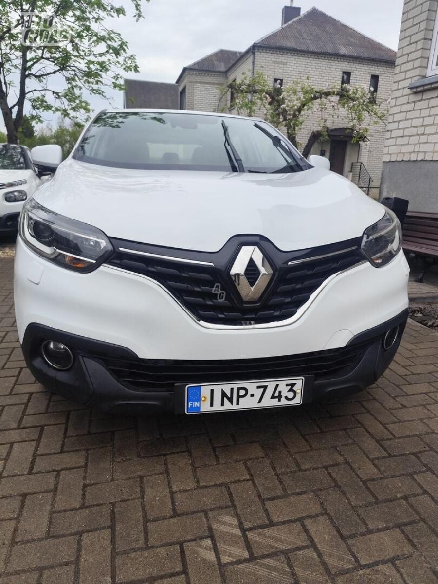 Balts Renault Kadjar 2016 Telšiai, ar dzinēja tilpumu 1.20 L un nobraukumu 209 tūkst. km par 6500 €, foto 1 vietnē AUTOMOTO.COM.LV
