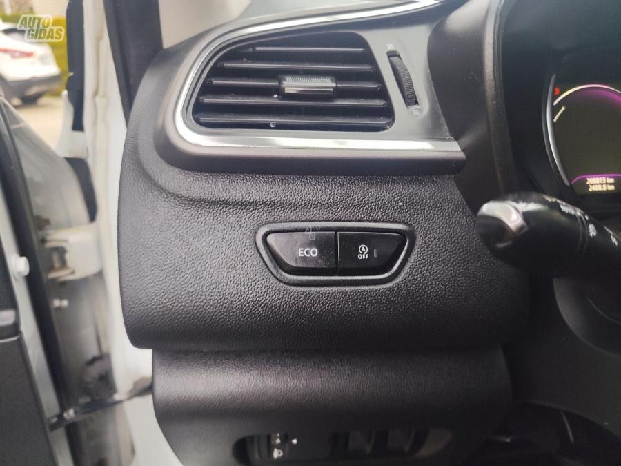 Balts Renault Kadjar 2016 Telšiai, ar dzinēja tilpumu 1.20 L un nobraukumu 209 tūkst. km par 6500 €, foto 21 vietnē AUTOMOTO.COM.LV