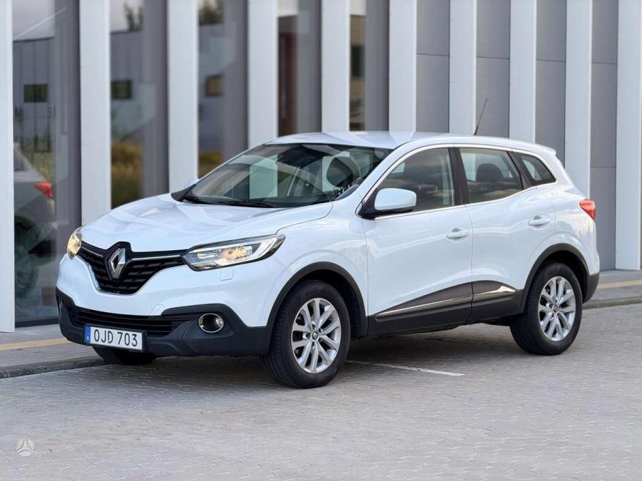 Balts Renault Kadjar 2016 Viļņa, ar dzinēja tilpumu 1.46 L un nobraukumu 276 tūkst. km par 6600 €, foto 1 vietnē AUTOMOTO.COM.LV
