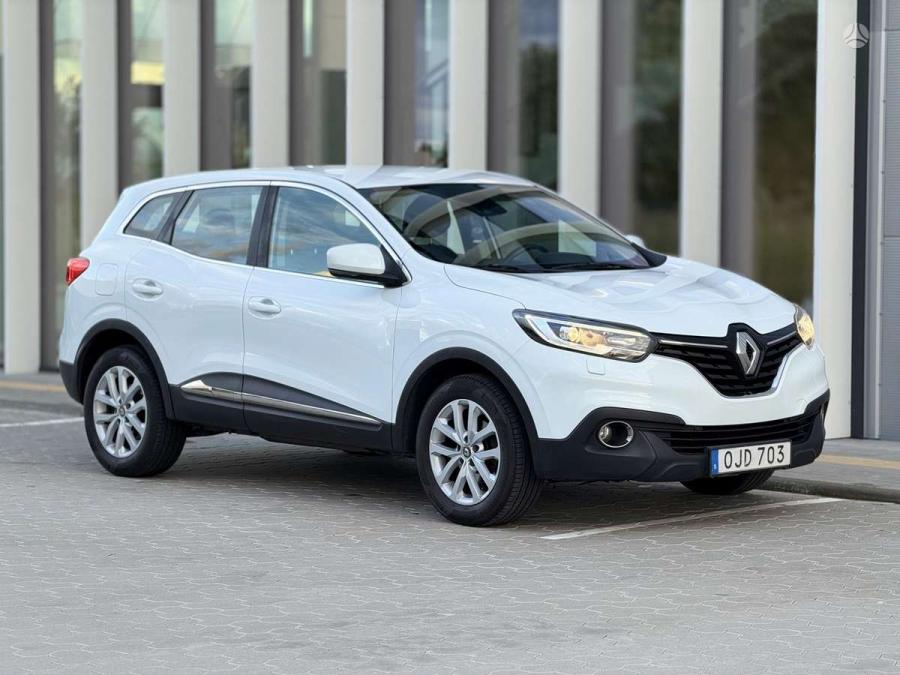 Balts Renault Kadjar 2016 Viļņa, ar dzinēja tilpumu 1.46 L un nobraukumu 276 tūkst. km par 6600 €, foto 4 vietnē AUTOMOTO.COM.LV