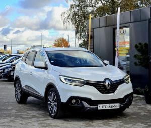 Balts Renault Kadjar 2016 Tauragė, ar dzinēja tilpumu 1.20 L un nobraukumu 172 tūkst. km par 6200 €, foto  vietnē AUTOMOTO.COM.LV
